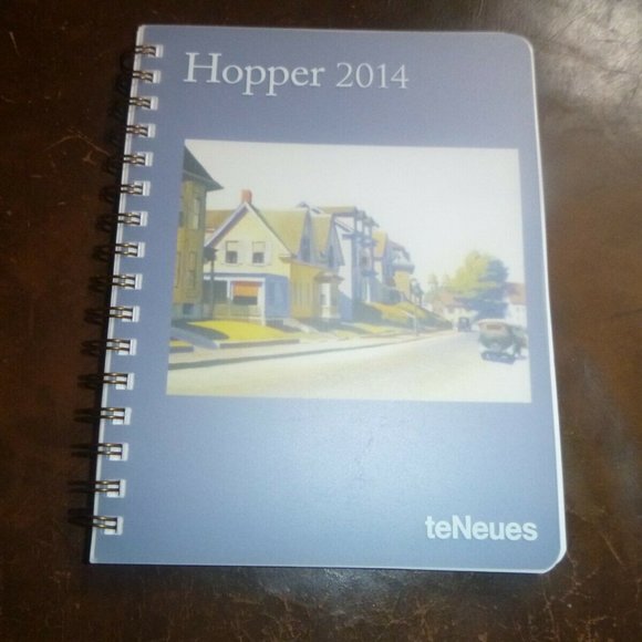 Office | 214 Edward Hopper Teneues Spiral Bound Day Planner Calendar ...